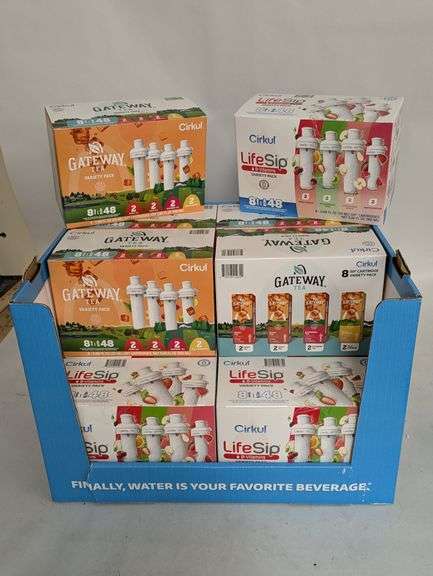 Box of Cirkul Gateway Tea Varity Packs & LifeSip Variety Packs (12 ...