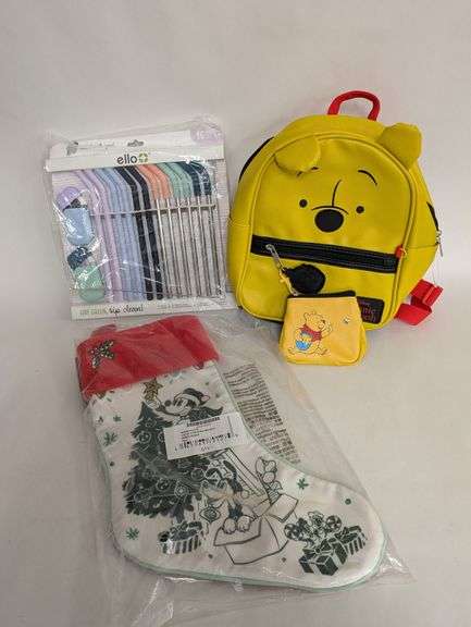 Mini Backpack, Christmas Stocking, & Reusable Straws Kit Bundle | Open ...