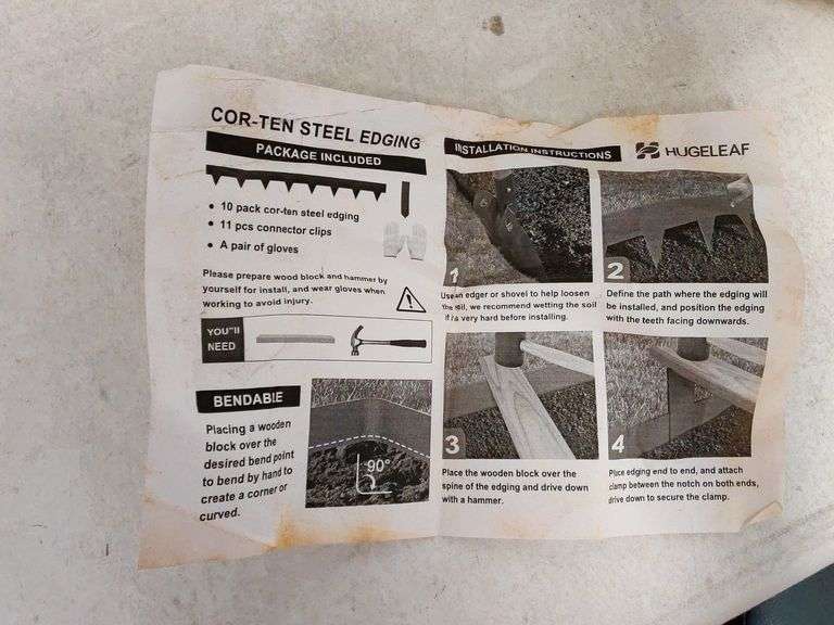 COR-TEN Steel Edging , 10 Pk | Like New - Rio Grande Trade