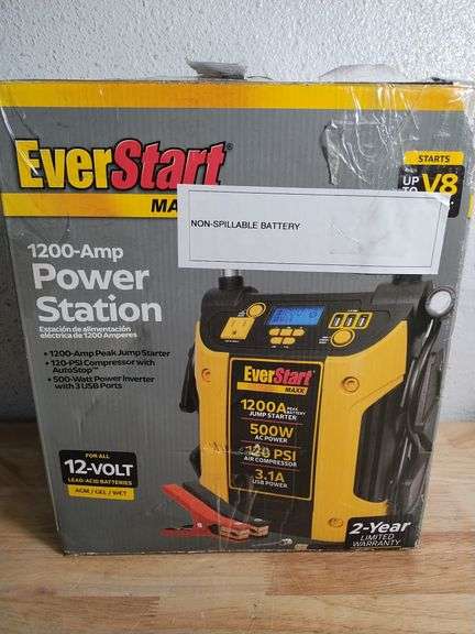 EverStart Maxx J5CPDE 1200 Peak Amp Power Station | Open Box - Rio ...