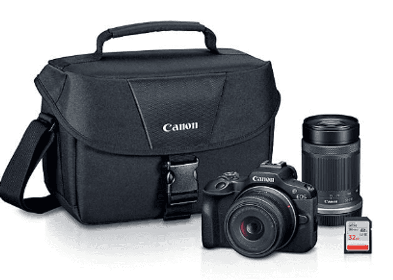 Canon EOS R100 Two Lens Mirrorless Camera Bundle | Open Box | (See ...