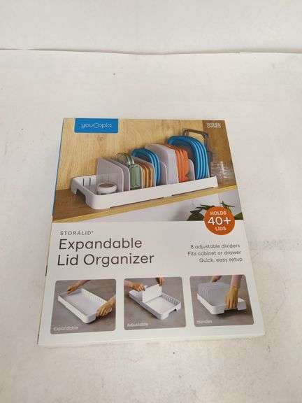 Expandable Lid Organizer Like New Rio Grande Trade