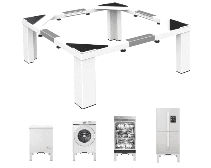 Heavy-Duty All Steel Universal Laundry Pedestal, 16" in Height | Open ...