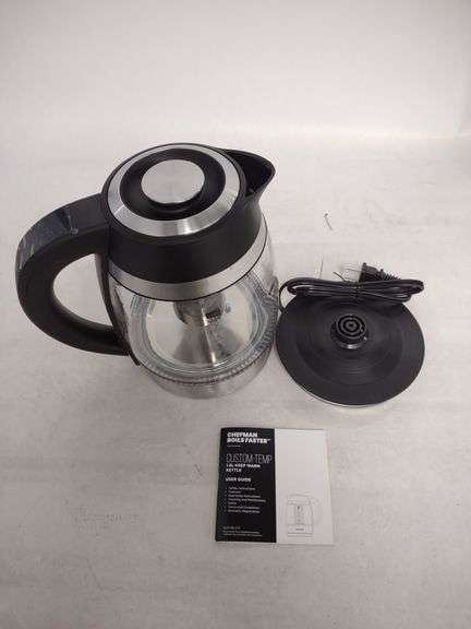 CHEFMAN Custom-Temp 1.8L Keep Warm Kettle | Like New | (See Condition ...
