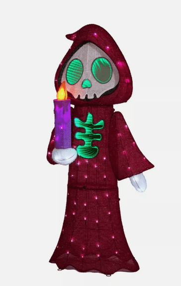 Member's Mark 5' Pre-Lit LED Infinity Mirror Reaper Pal | Like New ...