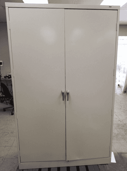 Tennsco Metal Storage Cabinet 78" x 48" x 24" | Damaged | (See ...