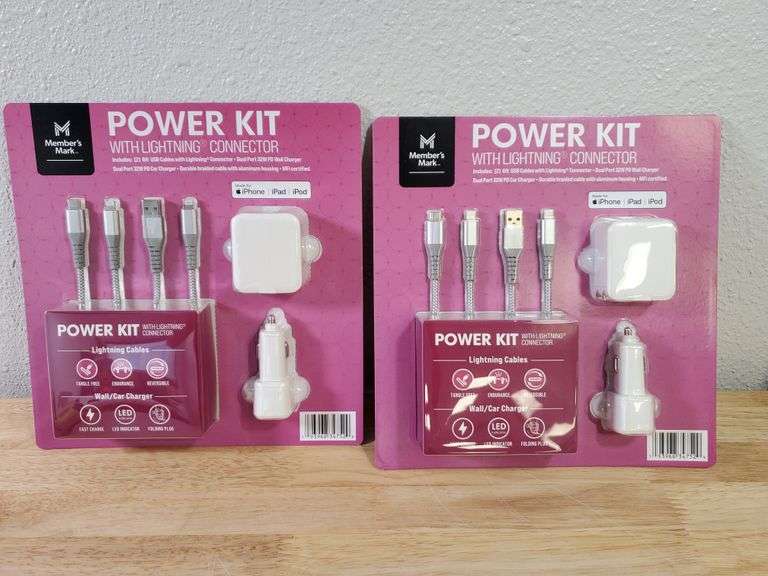 Members Mark Power Kit Lightning Connector Bundle - Rio Grande Trade