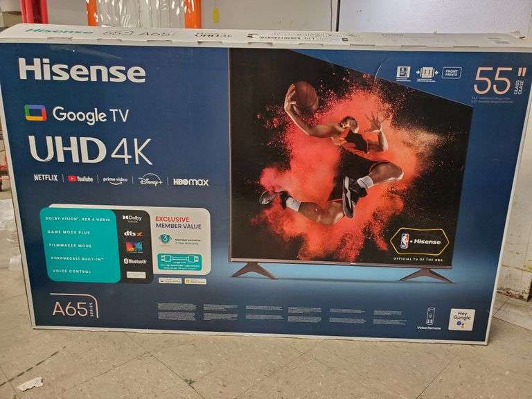 Hisense 55" A6 Series LED 4K UHD Smart Google TV - Rio Grande Trade