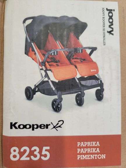 Joovy Kooperx2 Lightweight Compact Fold Double Stroller - Rio Grande Trade