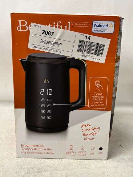 Beautiful Programmable Temperature Kettle, Turns On - Rio Grande Trade