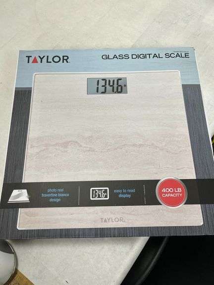 Taylor Glass Digital Scale, Visually Good Condition - Rio Grande Trade