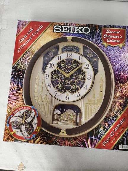 Seiko Musical Clock, New/Sealed - Rio Grande Trade