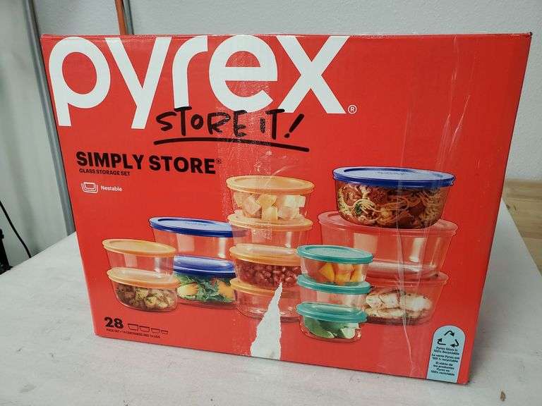 Pyrex Glass Store Set, Visually Good Condition - Rio Grande Trade