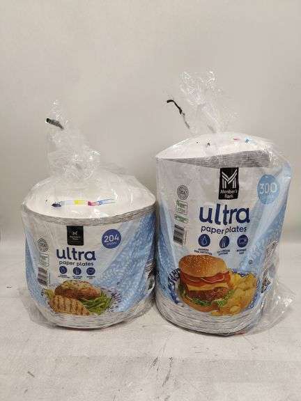 Members Mark Paper Plate Set, New/Sealed - Rio Grande Trade
