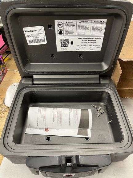 Sentry Safe Lock Box w/ Keys, Visually Good Condition - Rio Grande Trade