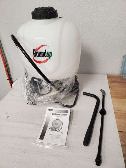 RoundUp Multi-Purpose Backpack Sprayer, Visually Good Condition - Rio ...