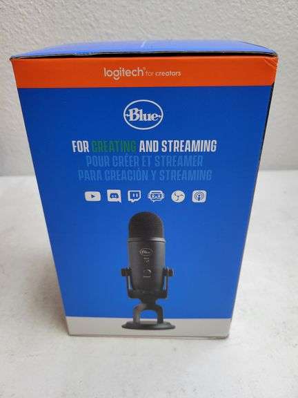 Logitech for Creators Blue Yeti USB Microphone, New/Sealed - Rio Grande ...