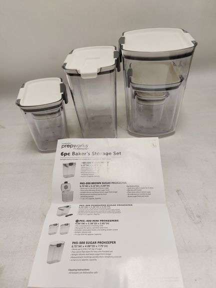 PrepWorks Pro Keeper 6pc Set, Visually Good Condition - Rio Grande Trade