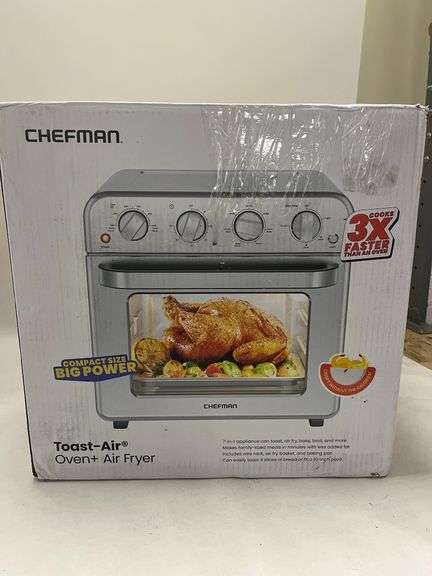 Chefman Toast Air Toaster & Air Fryer, Turns On - Rio Grande Trade