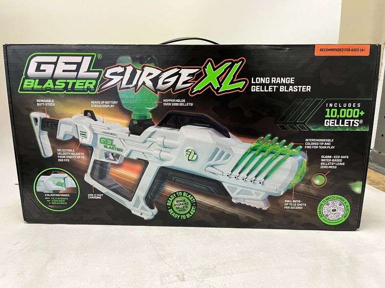 Gel Blaster Surge XL Long Range Gellet Blaster, New/Sealed - Rio Grande ...