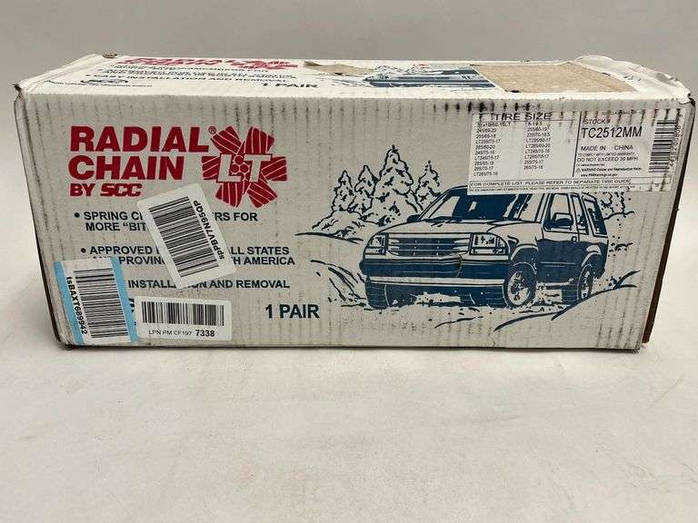 RADIAL CHAIN Traction Tire Chain, Visually Good Condition - Rio Grande ...