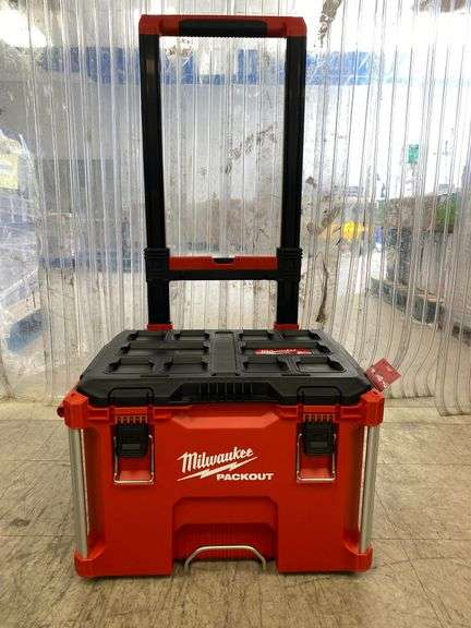 Milwaukee PACKOUT 22" Rolling Modular Tool Box, Like New/Open Box - Rio ...