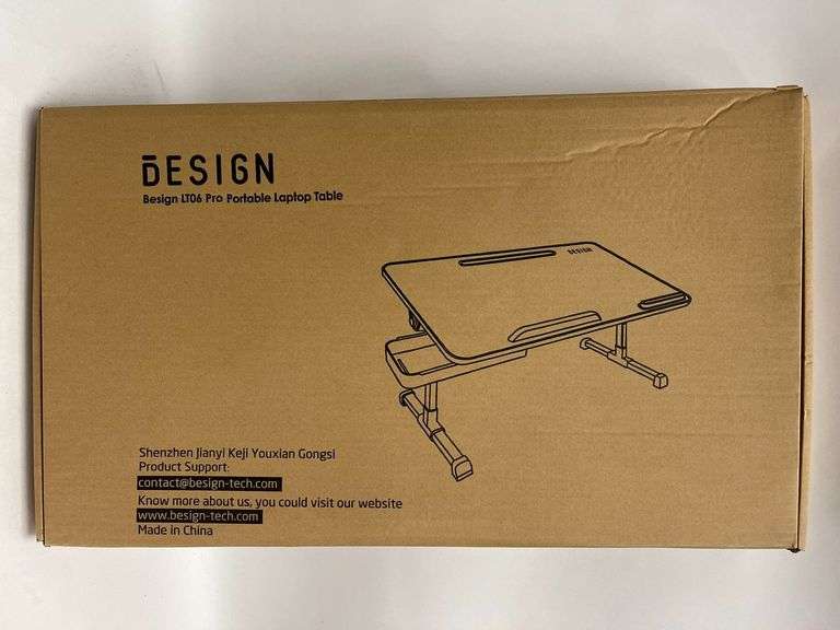 Besign Adjustable Laptop Table, Visually Good Condition - Rio Grande Trade