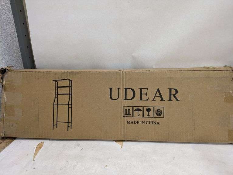 Udear Over-Toilet Storage Rack, Visually Good Condition - Rio Grande Trade