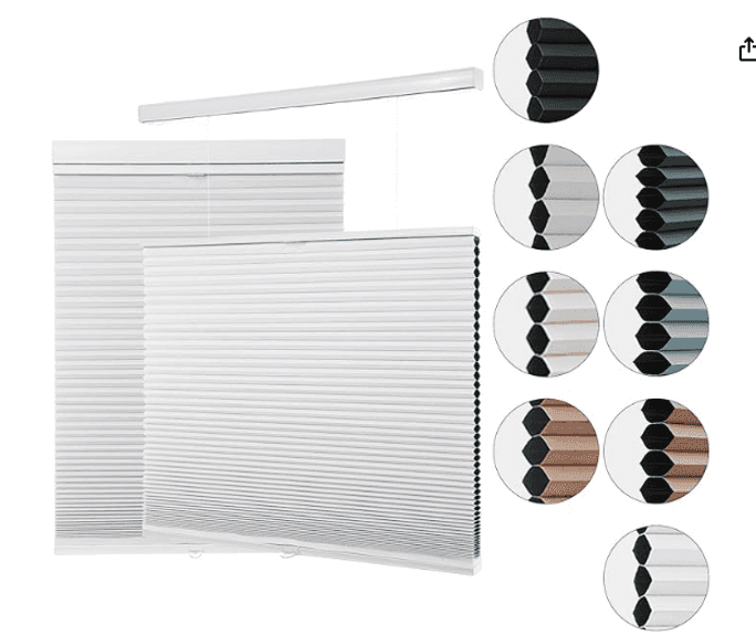 MYshade Cellular Window Shades, Like New/Open Box - Rio Grande Trade