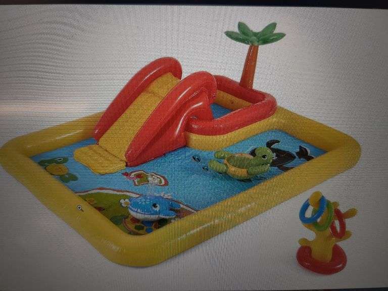 Intex Inflatable Ocean Children's Play Center Outdoor Pool Set ...