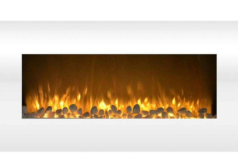 Wall Mounted Electric Fireplace, Visually Used | HEAVY - Rio Grande Trade