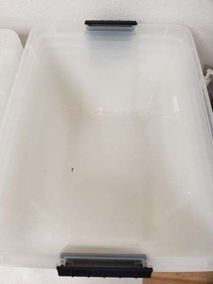 Large Plastic Storage Containers, Lids Broken, Contains Defect - Rio ...