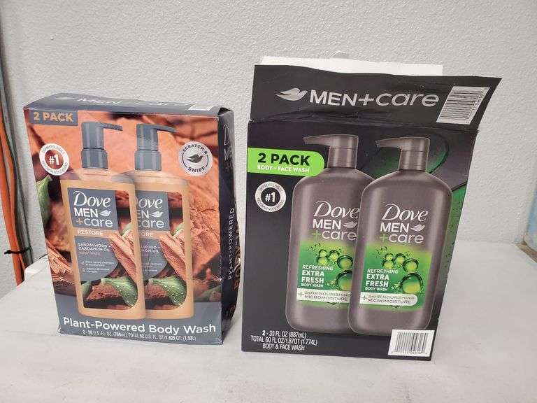 Dove Mens Care Body Wash Bundle, Visually Good Condition - Rio Grande Trade