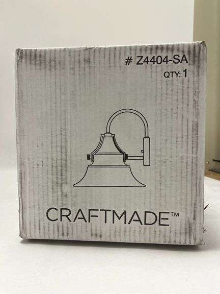 Craftmade Union 1 Light 9" Outdoor Wall Light, New/Sealed - Rio Grande ...