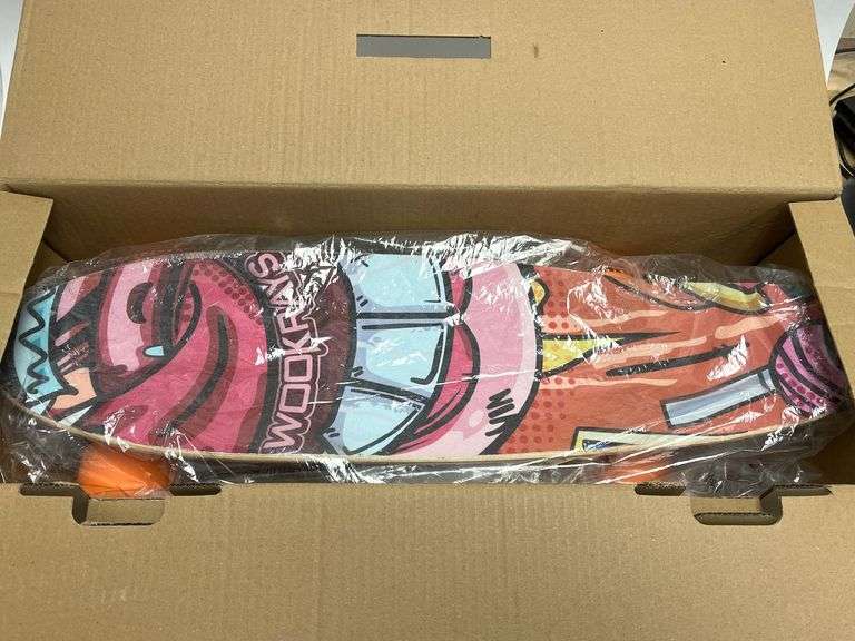 Wookrays Electric Skateboard w/Wireless Remote Control, Like New/Open ...