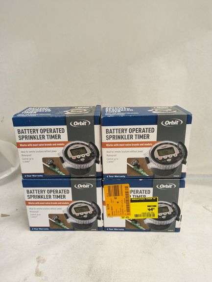 Orbit Battery Operated Sprinkler Timer Set , Like New/Open Box - Rio ...