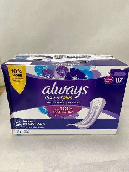 Always Discreet Plus Pads , Like New/Open Box - Rio Grande Trade