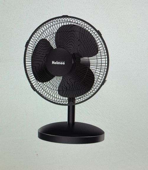 Holmes 12" Table Oscillating Fan , Visually Good Condition - Rio Grande ...