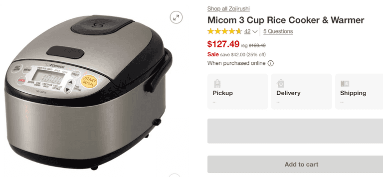 Micom 3 Cup Rice Cooker & Warmer , Employee Tested - Rio Grande Trade