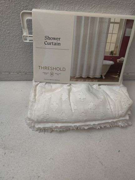 Threshold Shower Curtain , Like New/Open Box - Rio Grande Trade