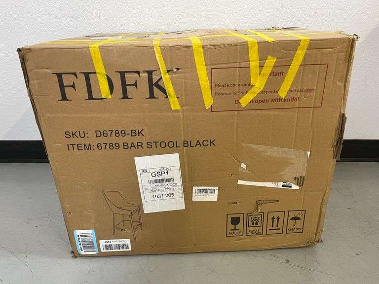 FDFK Velvet Barstool Set , Visually Good Condition - Rio Grande Trade