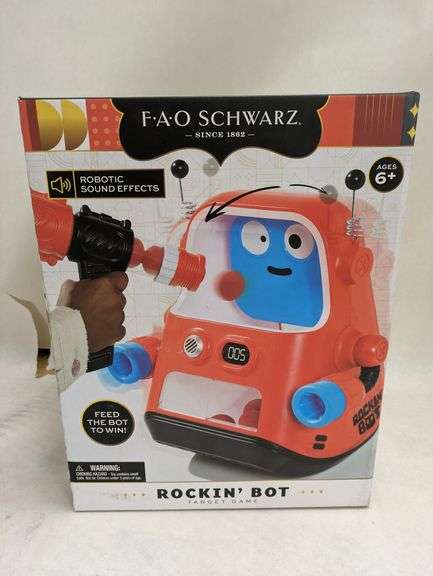 FAO Schwarz Rockin' Bot Target Game , Like New/Open Box - Rio Grande Trade