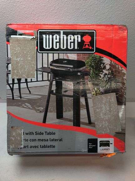 Weber Stand w/ Slide Table, Grill not Included , Visually Good ...