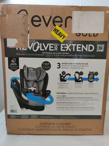 Evenflo Gold Revolve 360 Extend Rotational All-In-One Car Seat , Like ...