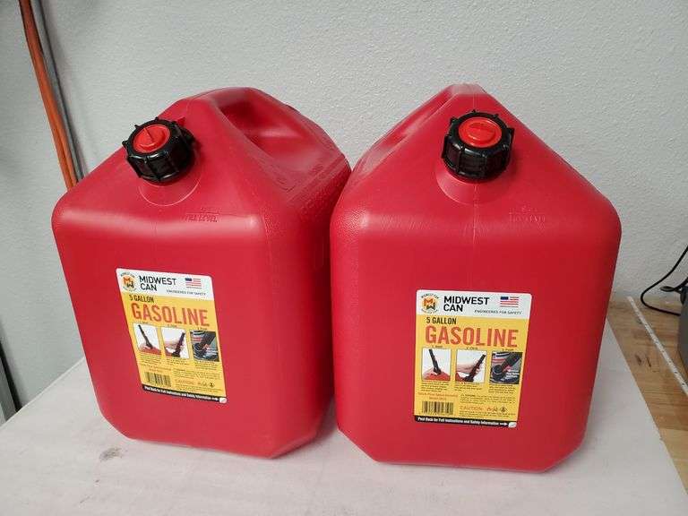 Midwest Can Gasoline Can, 5gal, Set , Like New/Open Box - Rio Grande Trade