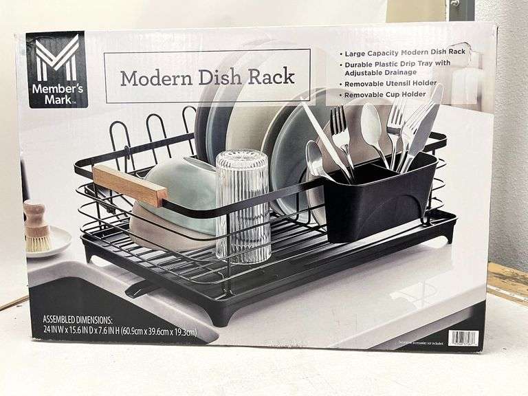 Member's Mark Modern Dish Rack , Visually Good Condition - Rio Grande Trade