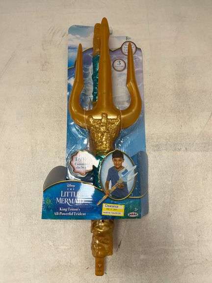 The Little Mermaid King Triton's All-Powerful Trident , Like New/Open ...