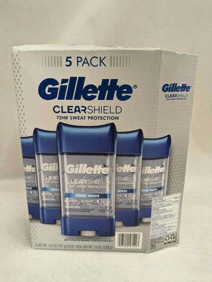 Gillette ClearShield Deodorant , Like New/Open Box - Rio Grande Trade