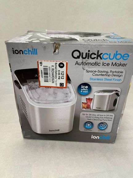 IonChill Quick Cube Automatic Ice Maker , Turns On - Rio Grande Trade
