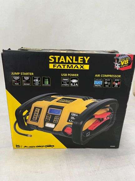 Stanley Fat Max Jump Starter & Air Compressor , Visually Good Condition ...